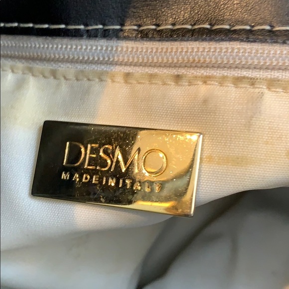 Bags | Desmo Black Genuine Leather Hobo | Poshmark